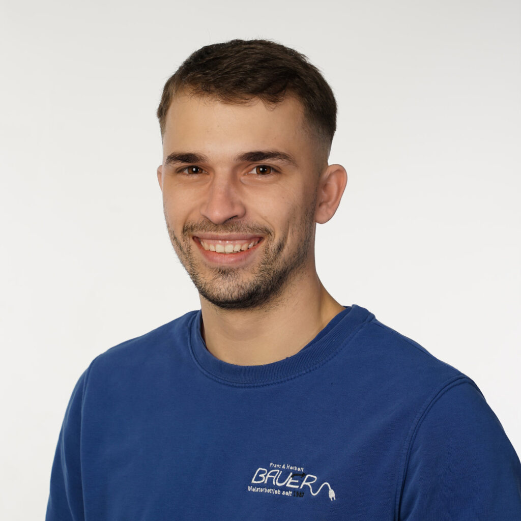 Neuer Mitarbeiter: Denis Mehinagic – Bauer Elektrotechnik